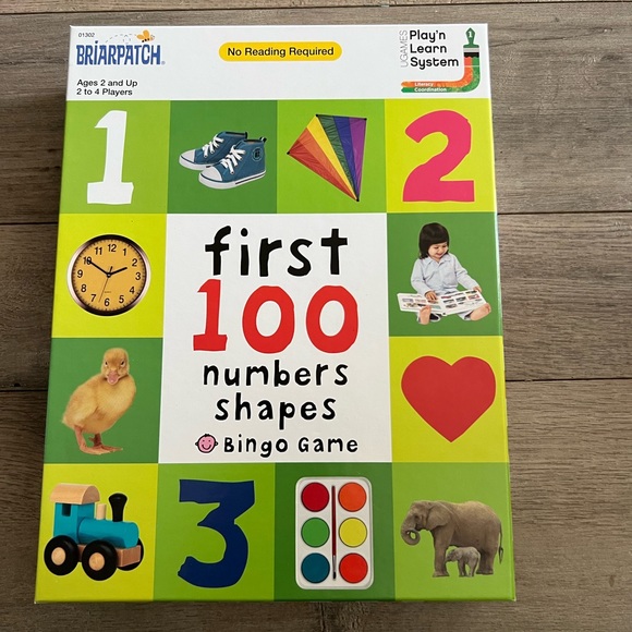 Toys | First 10 Numbers And Shapes Bingo Game For Preschoolers | Poshmark
